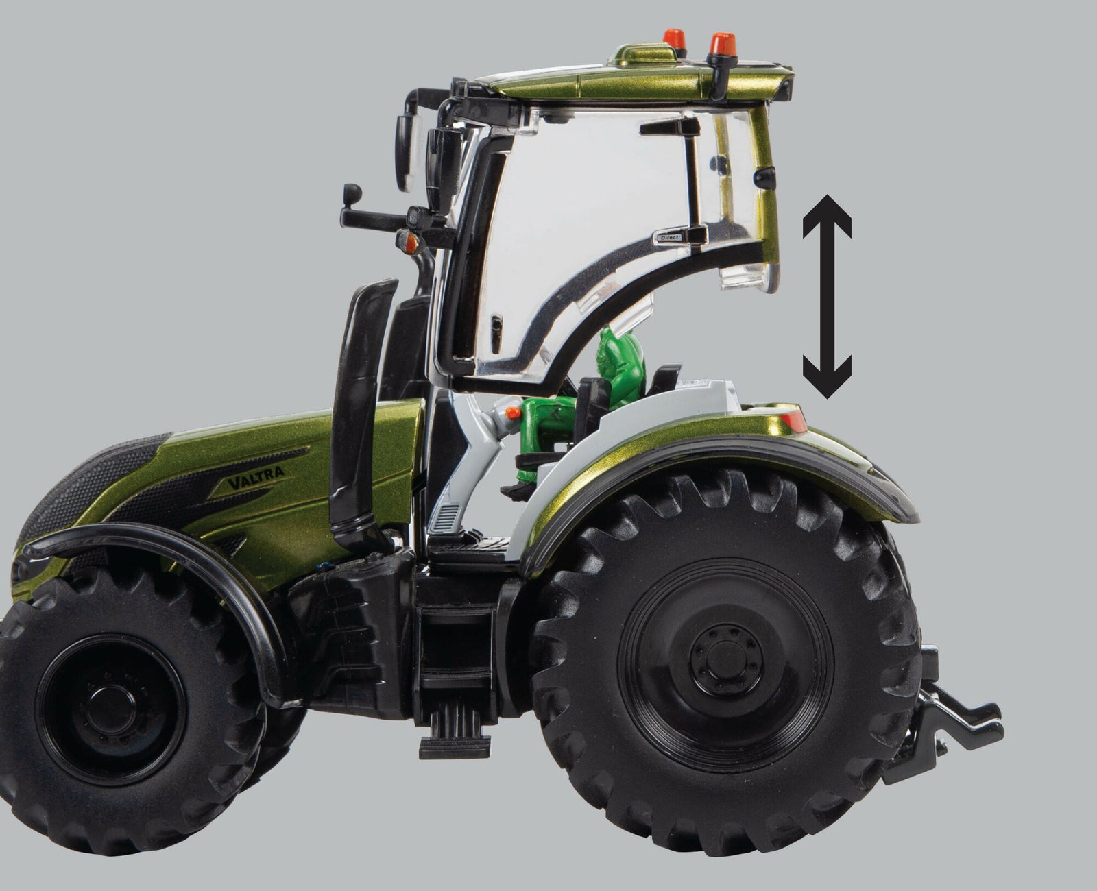 Britains 43323 Metallic Olive Green Valtra Playset