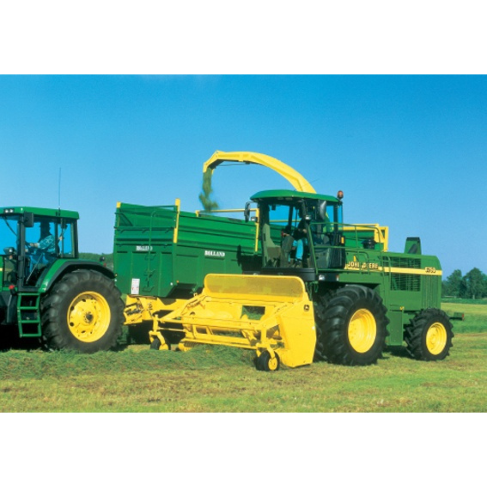 John Deere Forage Harvester Greeting Card