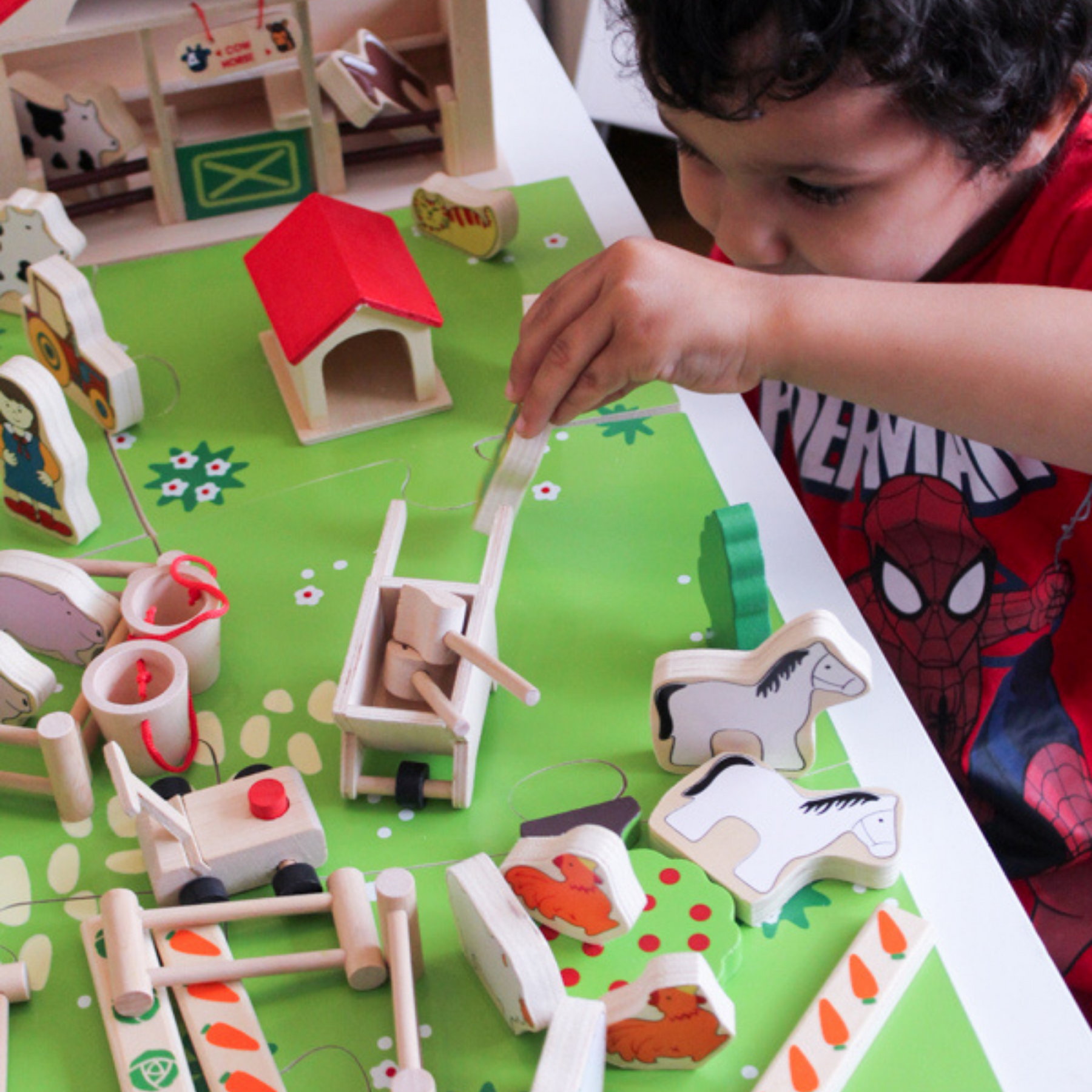Wooden Play Farm Set