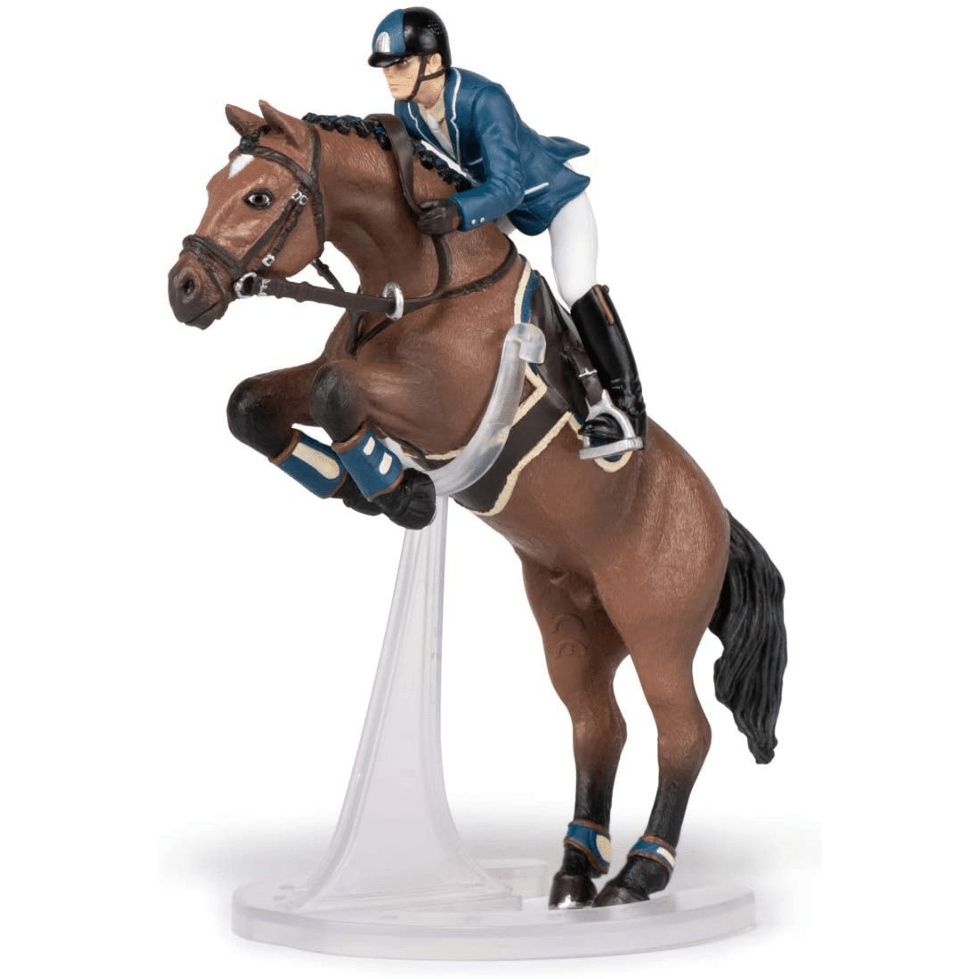 Papo Jumping Horse with Rider 51558